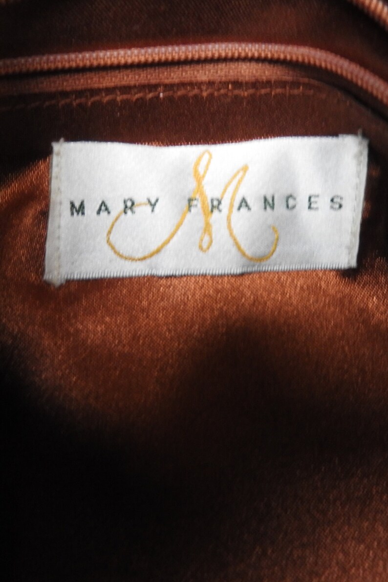 Rare Vintage Mary Frances Large Handbag Leather Beaded Gem Stones - Etsy