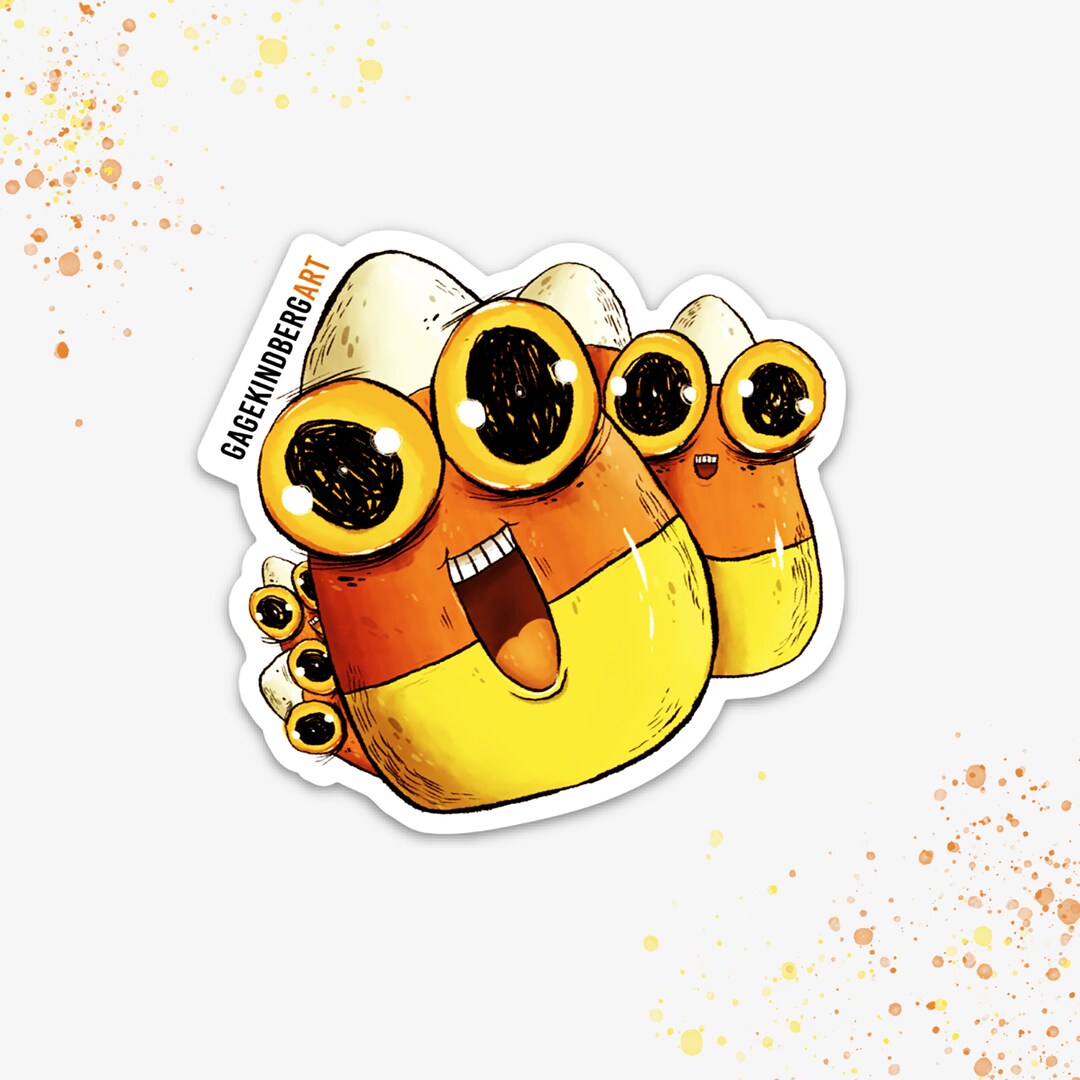 Corny Crew - 3x3 Die-cut Sticker - Etsy