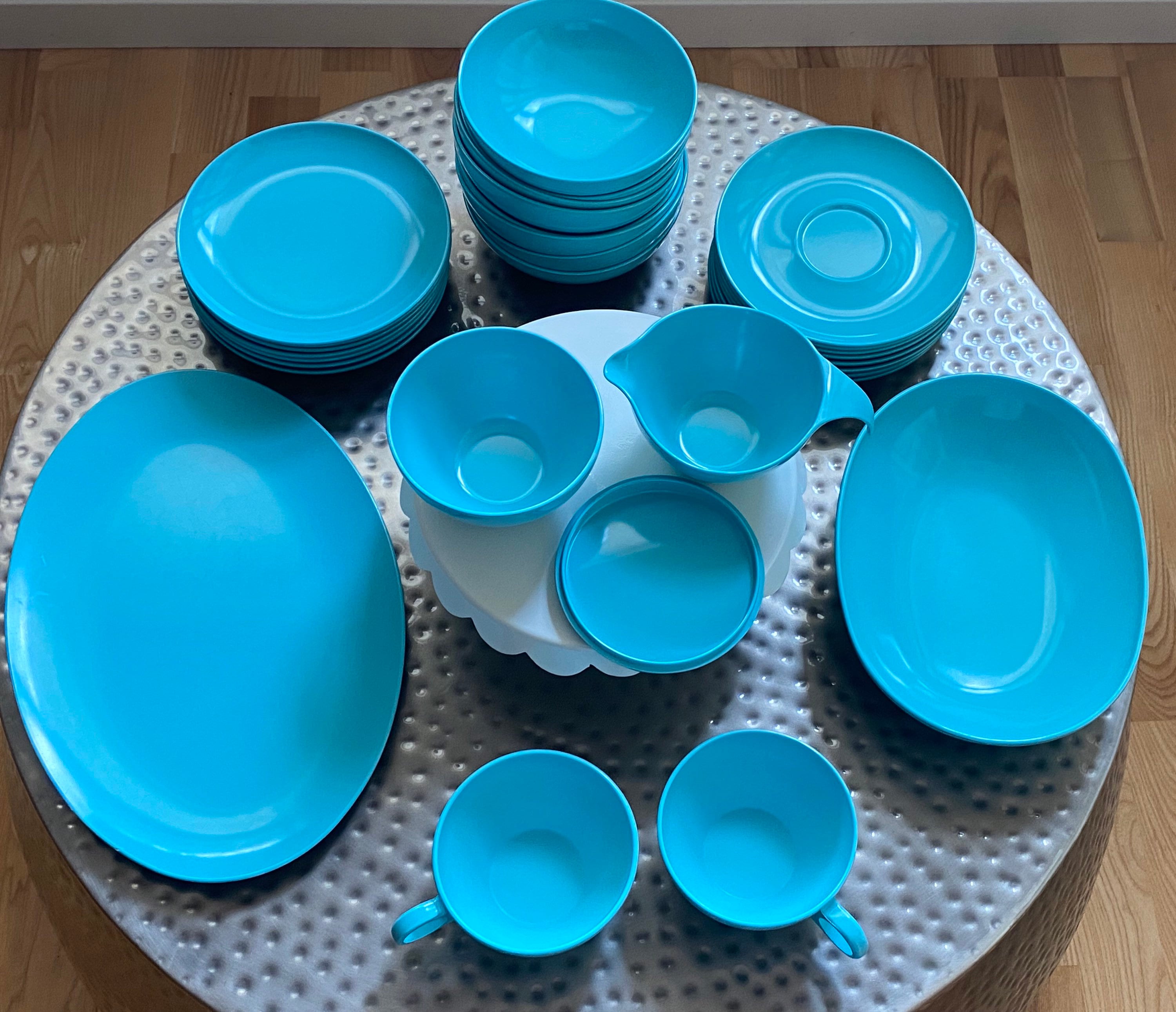 Prolon Melmac Aqua Dinnerware - Etsy