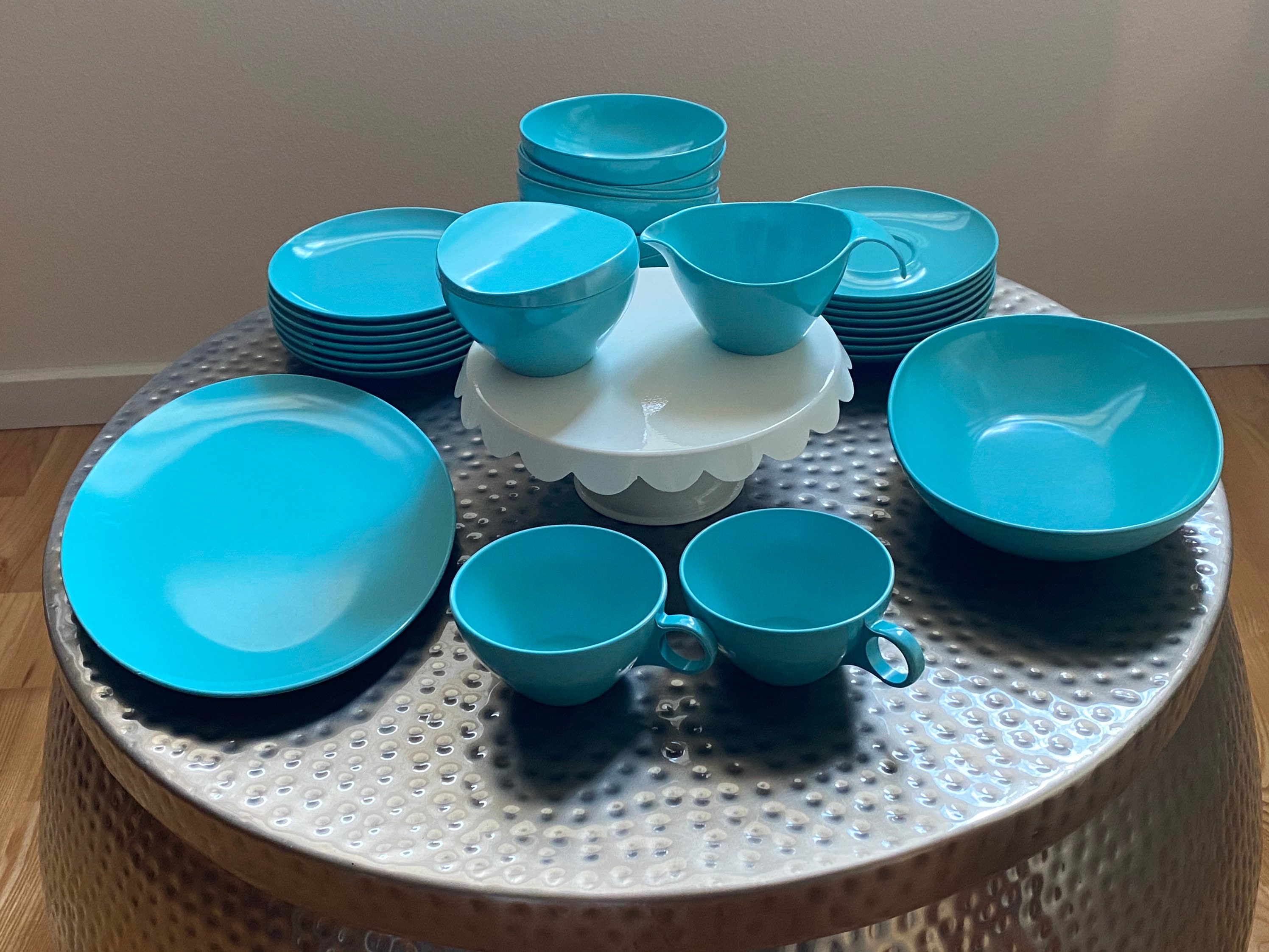 Prolon Melmac Aqua Dinnerware - Etsy