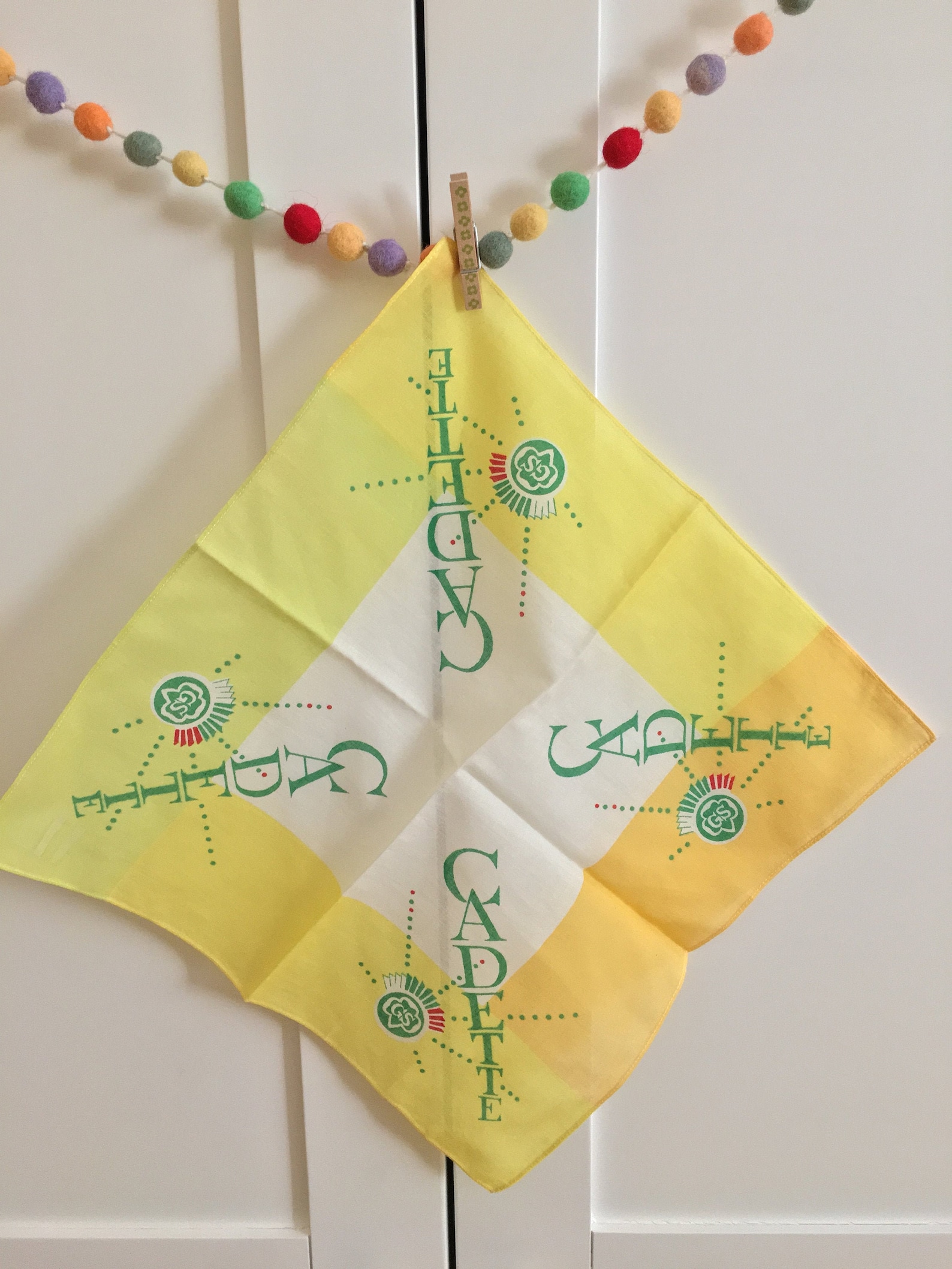 Girl Scout Cadette 1963 Handkerchief | Etsy