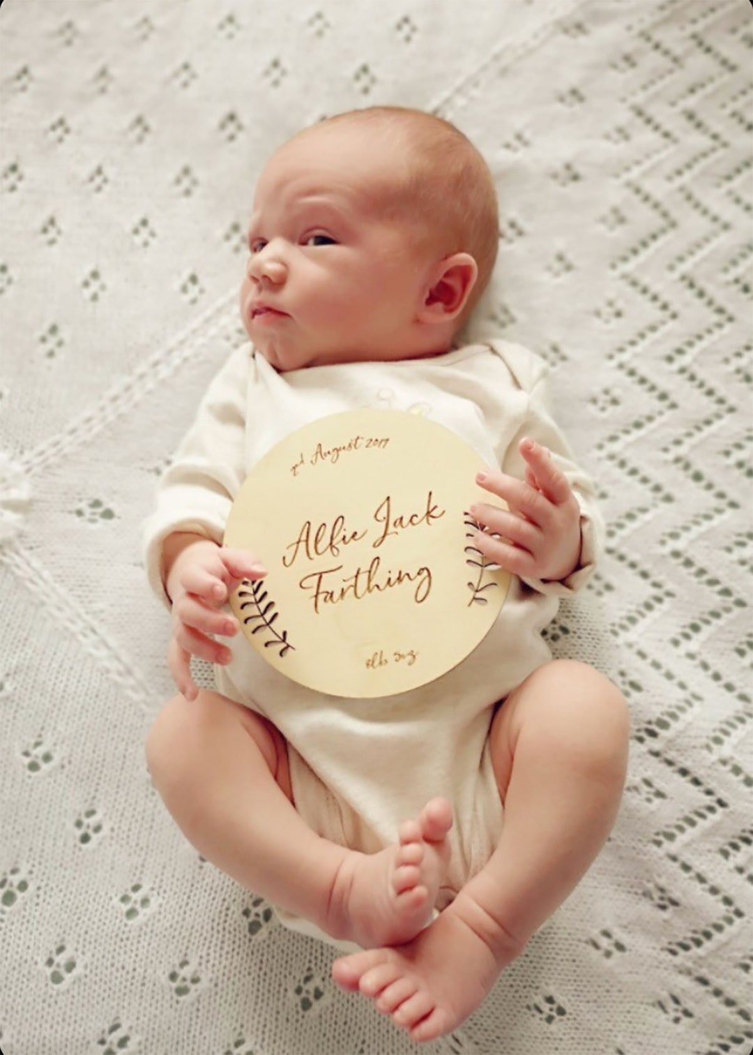 Personalised Baby Name Plaque - Etsy