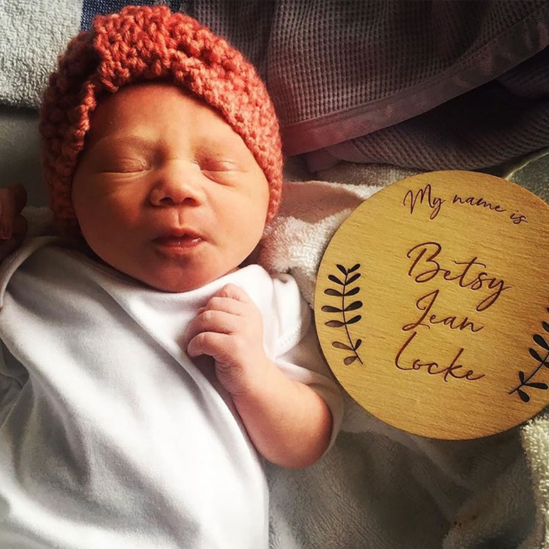 Personalised Baby Name Plaque - Etsy