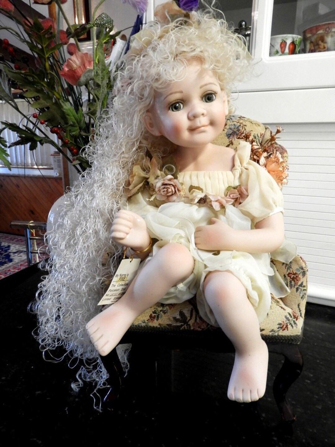 UNIQUE RARE Big Vintage Porcelain Doll No 0535 Limited Edition - Etsy