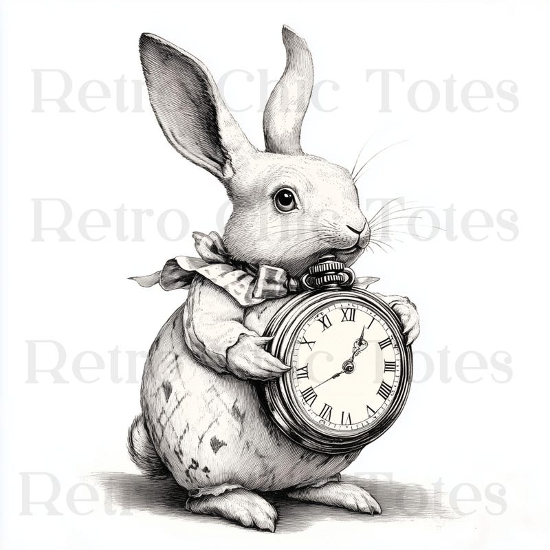 Rabbit Pocket Watch - Etsy