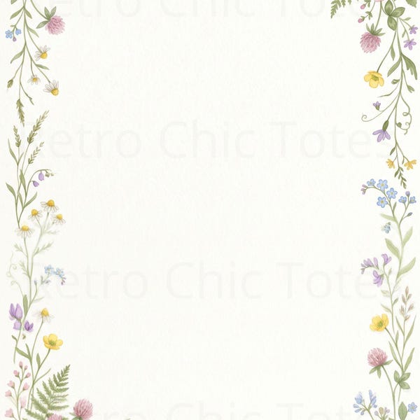 Floral Stationary - Etsy