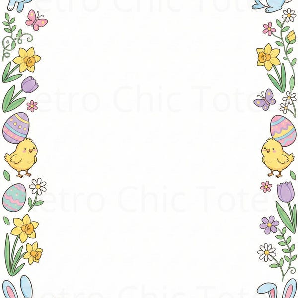 Easter Notepad Digital - Etsy UK