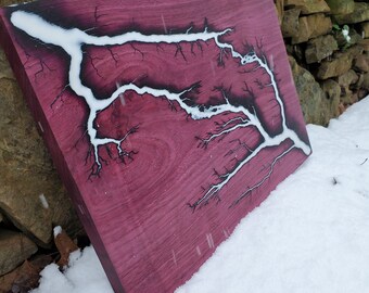 Purple Heart Wood Slab | Etsy