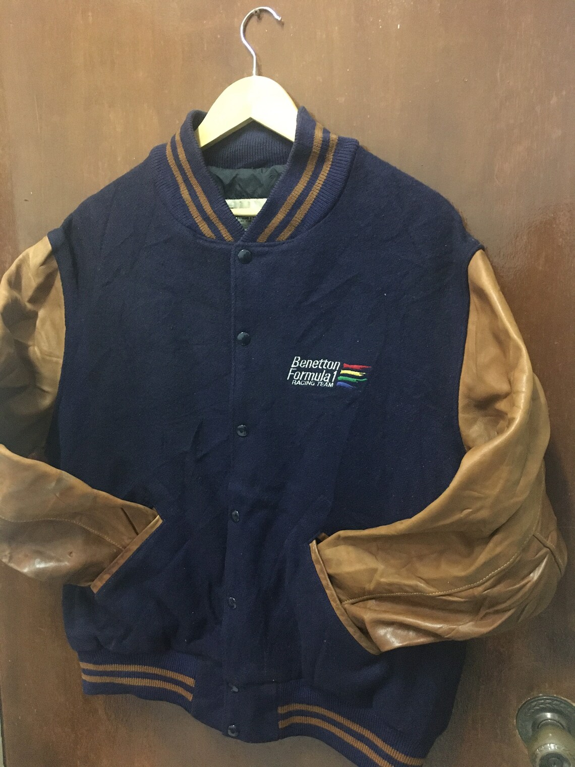 Vintage Benetton Versity Jacket 80s | Etsy