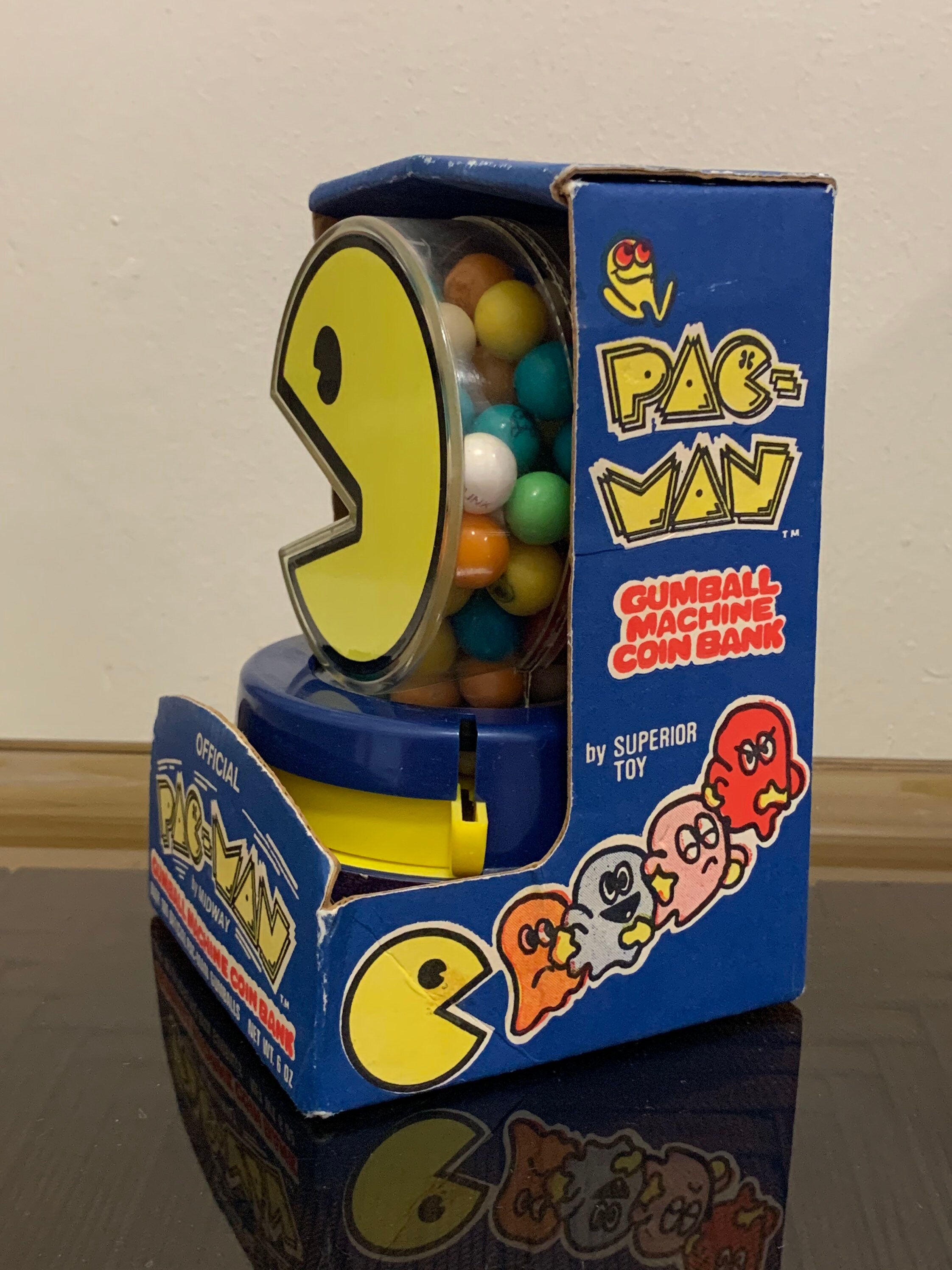 80s Vintage Pac Man Gumball Machine Coin Bank Dispenser by | Etsy
