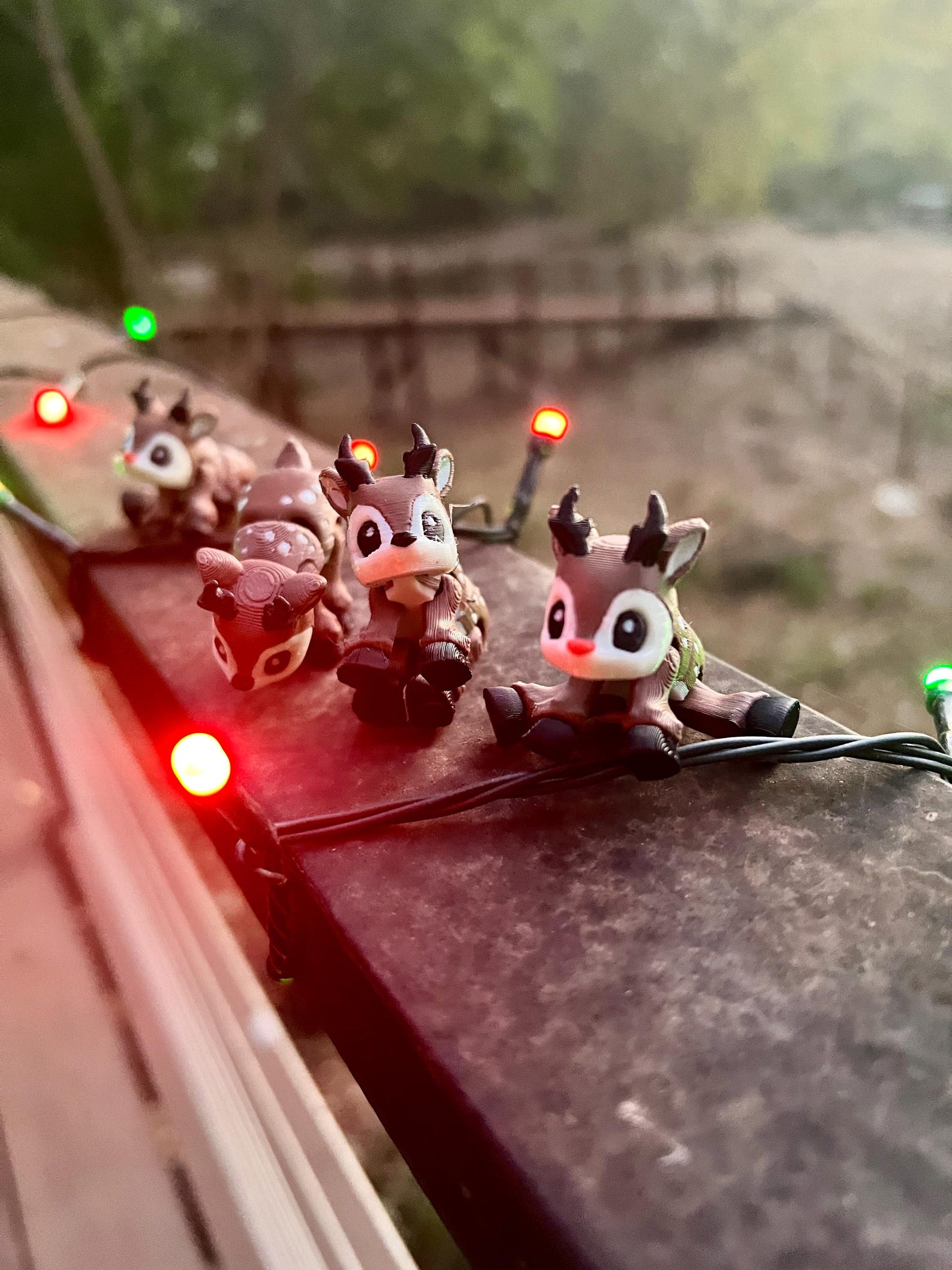 Red Nosed Reindeer Articulated Fidget - Etsy