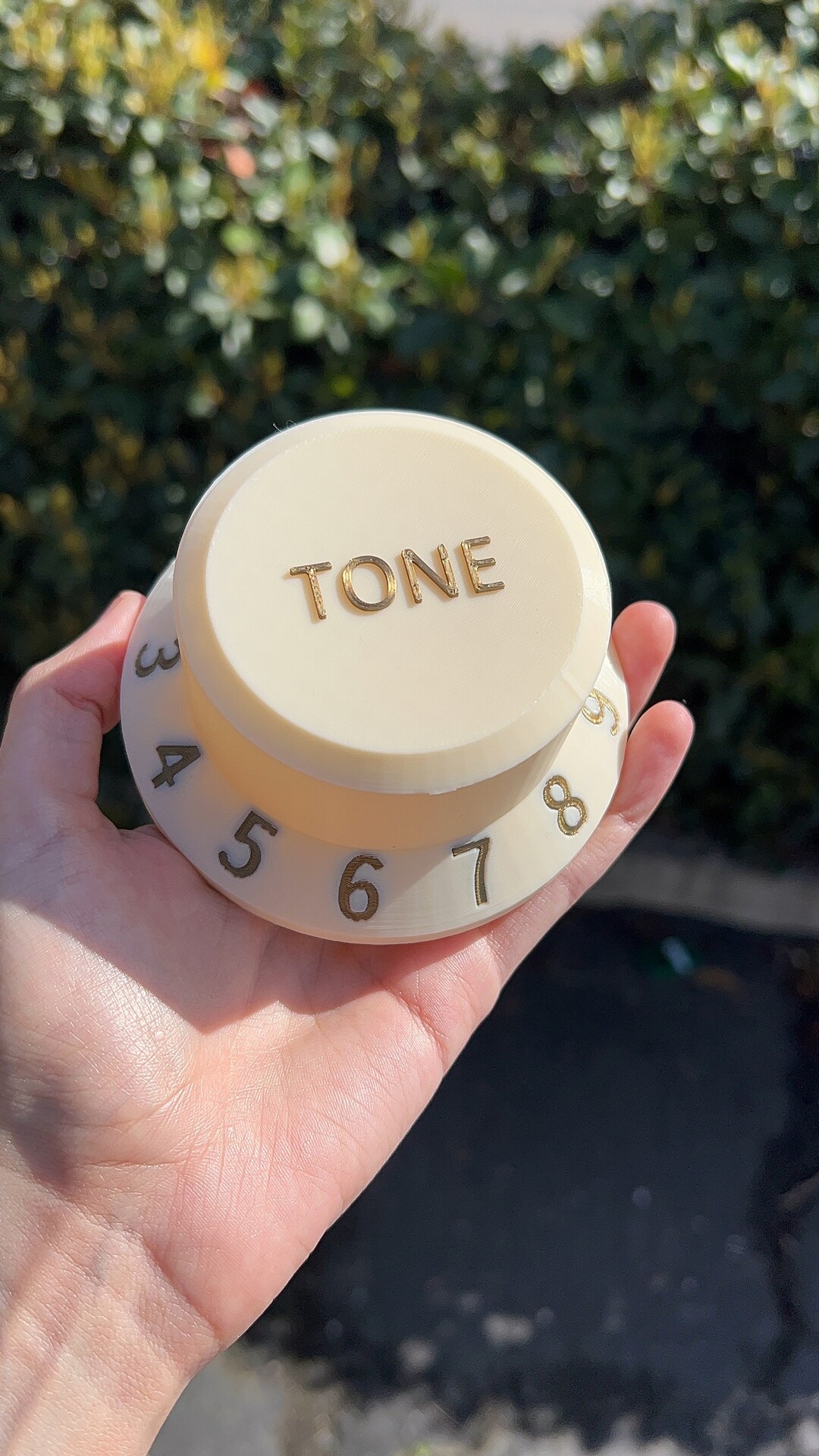 Aged White Guitar Knob Guitar Pick Holder - Etsy