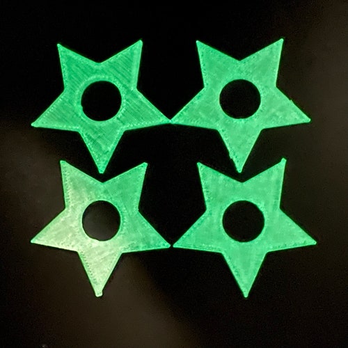 Star Strap Blocks 4 Pack Glow in the Dark - Etsy