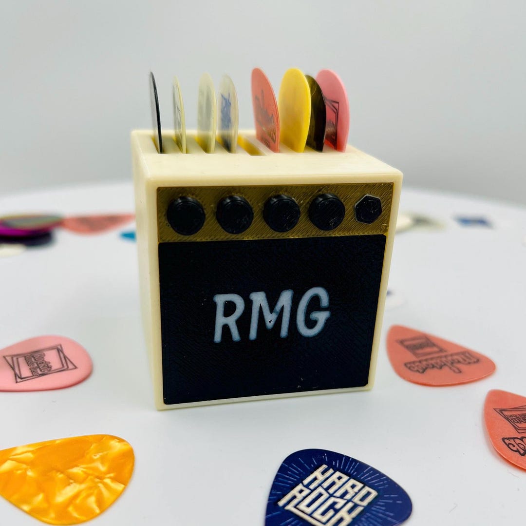 Custom Name Guitar Amp Picky Bank Pick Holder - Etsy