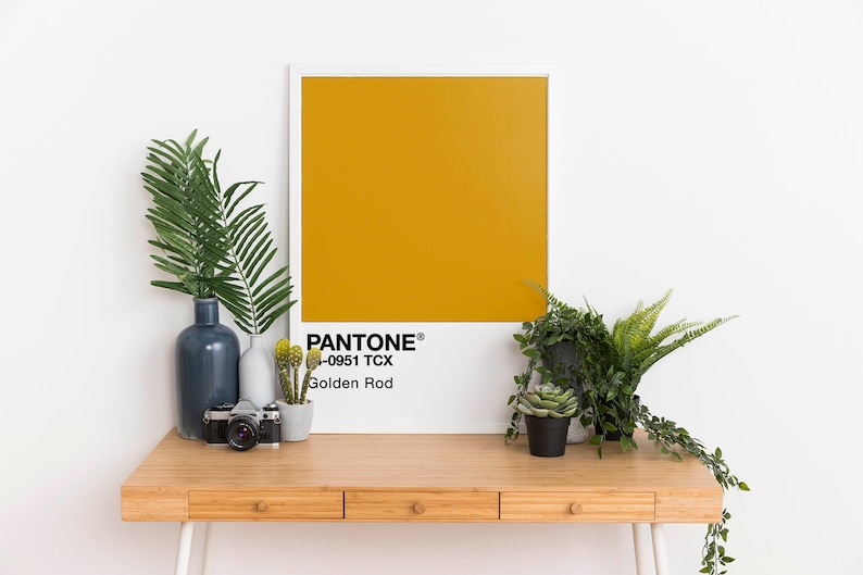 Pantone Golden Rod Printinstant Downloadpantone - Etsy