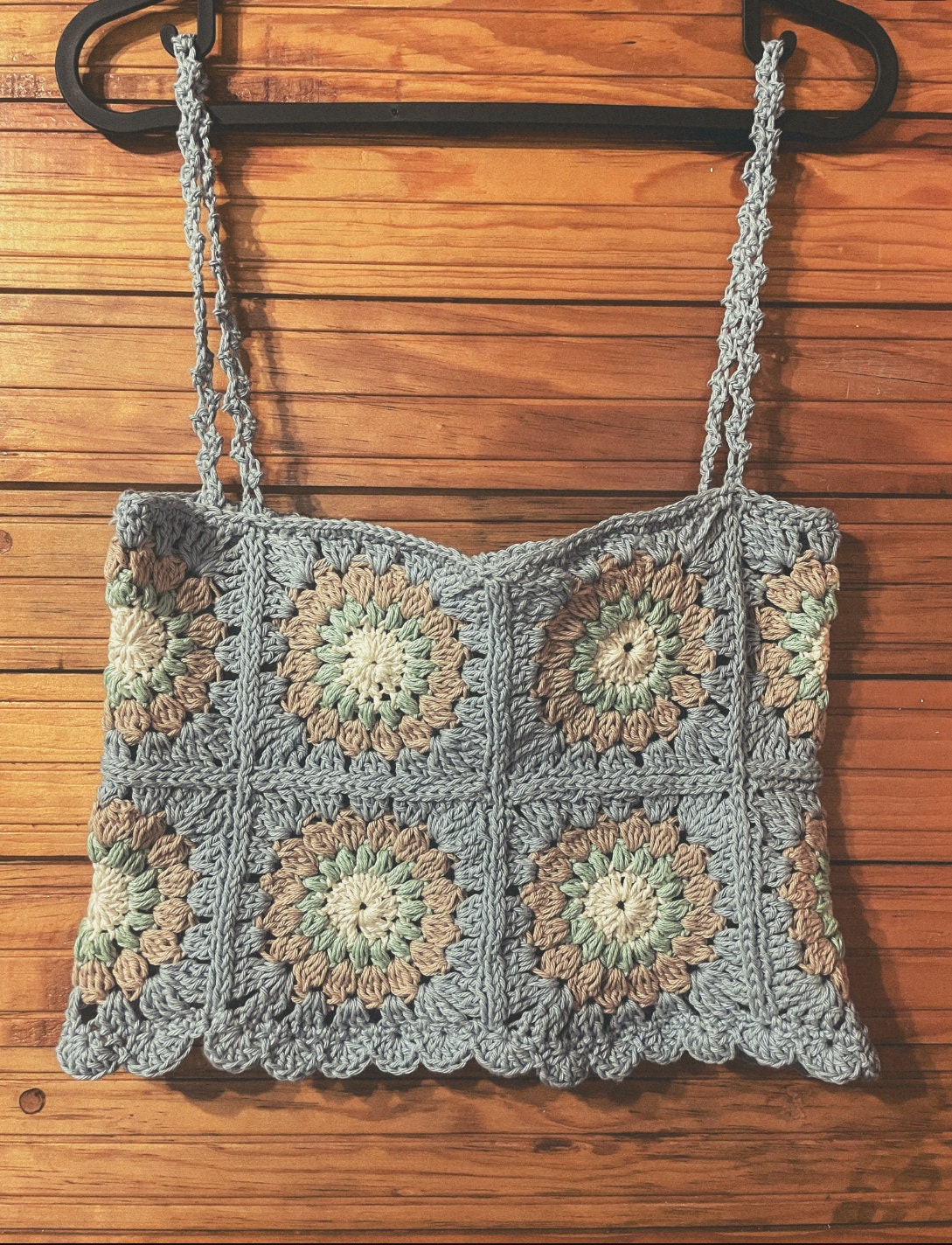 Sunburst Granny Square Crop Top (PATTERN ONLY) - Etsy