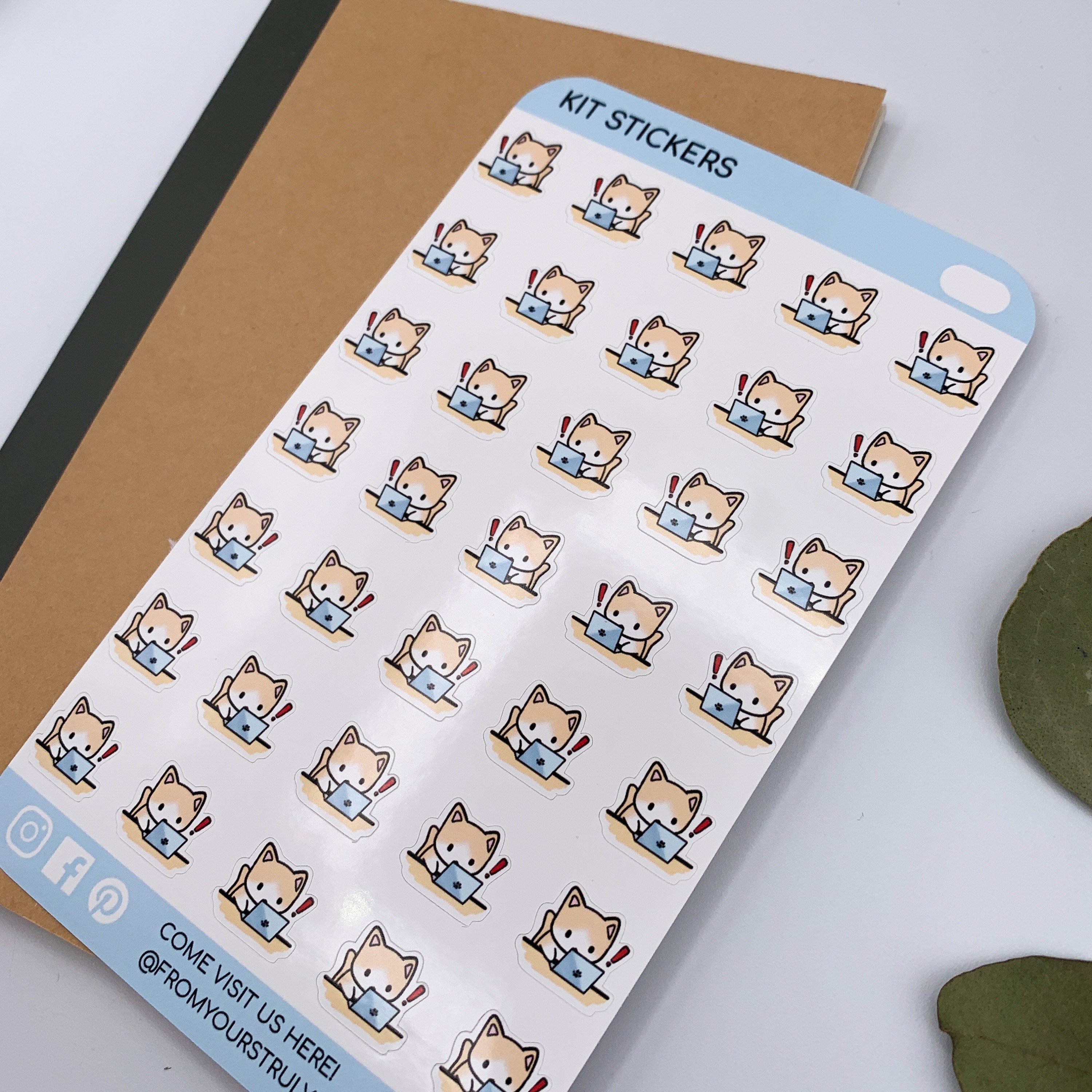 Kit Important Reminder stickers video call stickers | Etsy