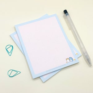 Kit and Dino Notepad 4 X 5 Notepad Grid Notepad Cute Cat - Etsy