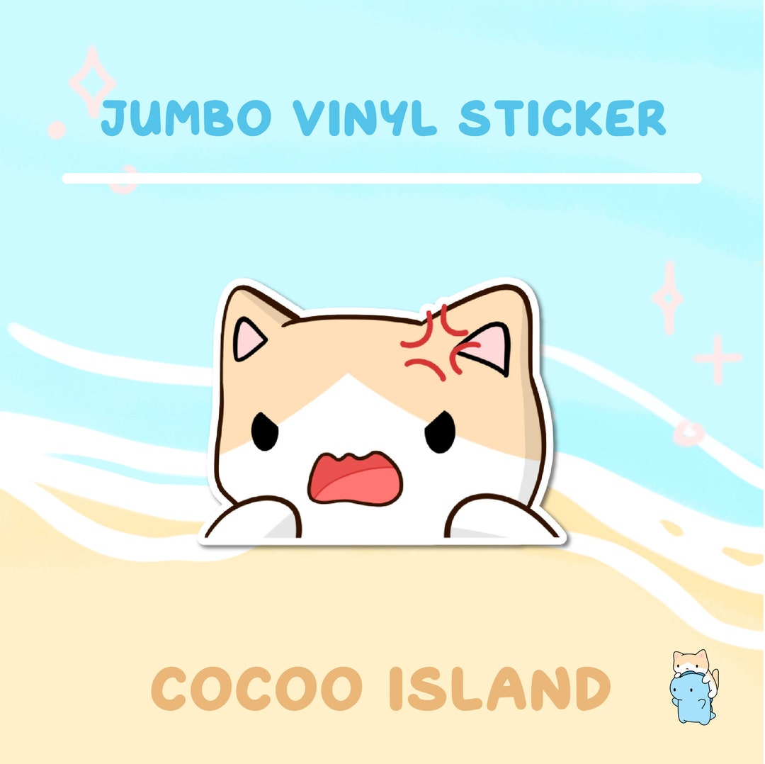 JS17 - Kit Angry Emote Sticker, Emoti Sticker, Vinyl Sticker, Cute ...