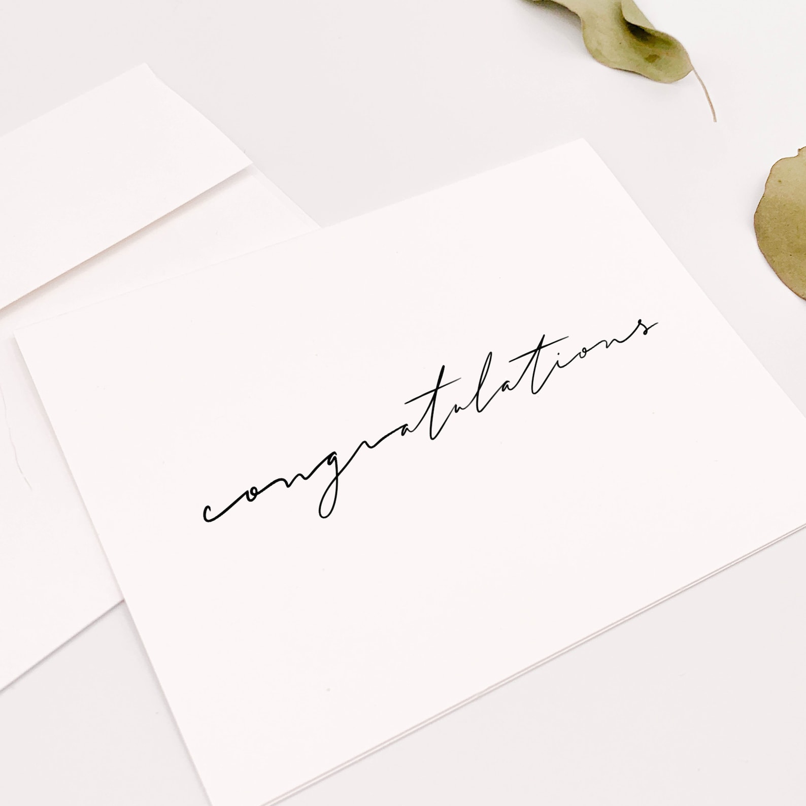 Congratulations Card Blank Greeting Card Congratulations | Etsy