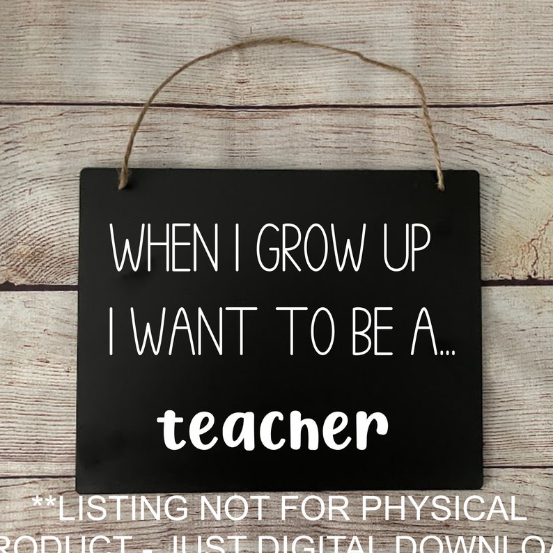 When I Grow up I Want to Be A... SVG, I Want to Be a SVG, When I Grow ...