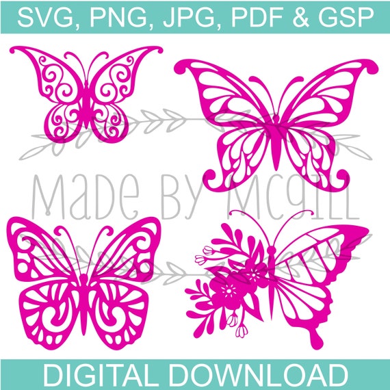Butterfly Bundle SVG Butterflies SVG Butterflies Digital - Etsy UK