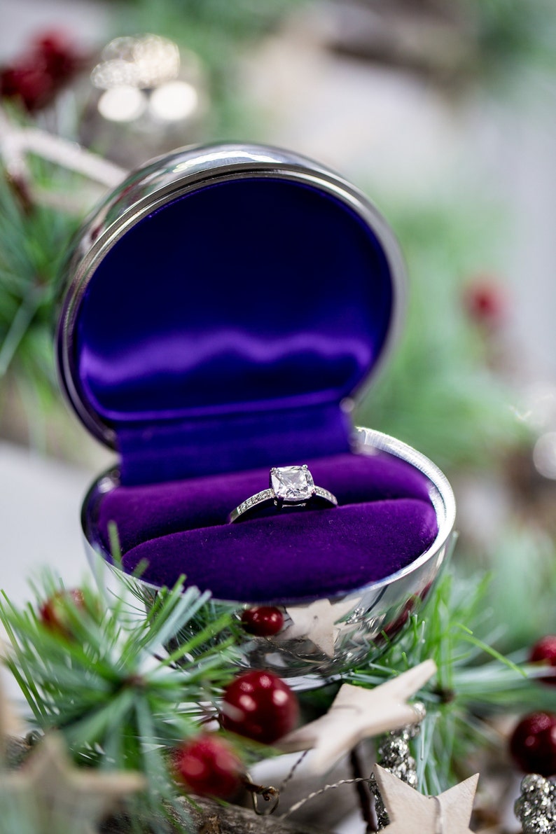 Baubicles' Christmas Bauble Ring Box (gift Box for Jewellery and Small ...