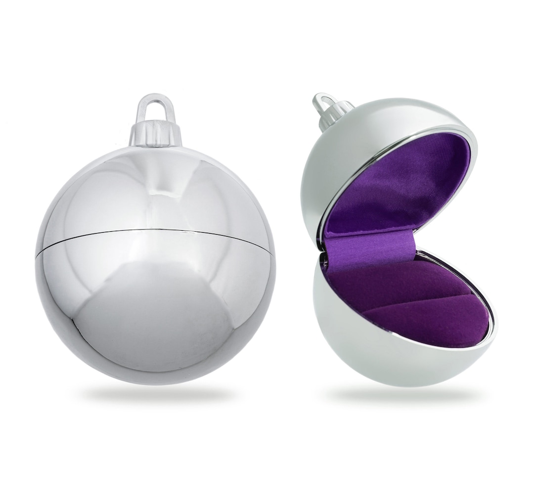 Baubicles' Christmas Bauble Ring Box (gift Box for Jewellery and Small ...