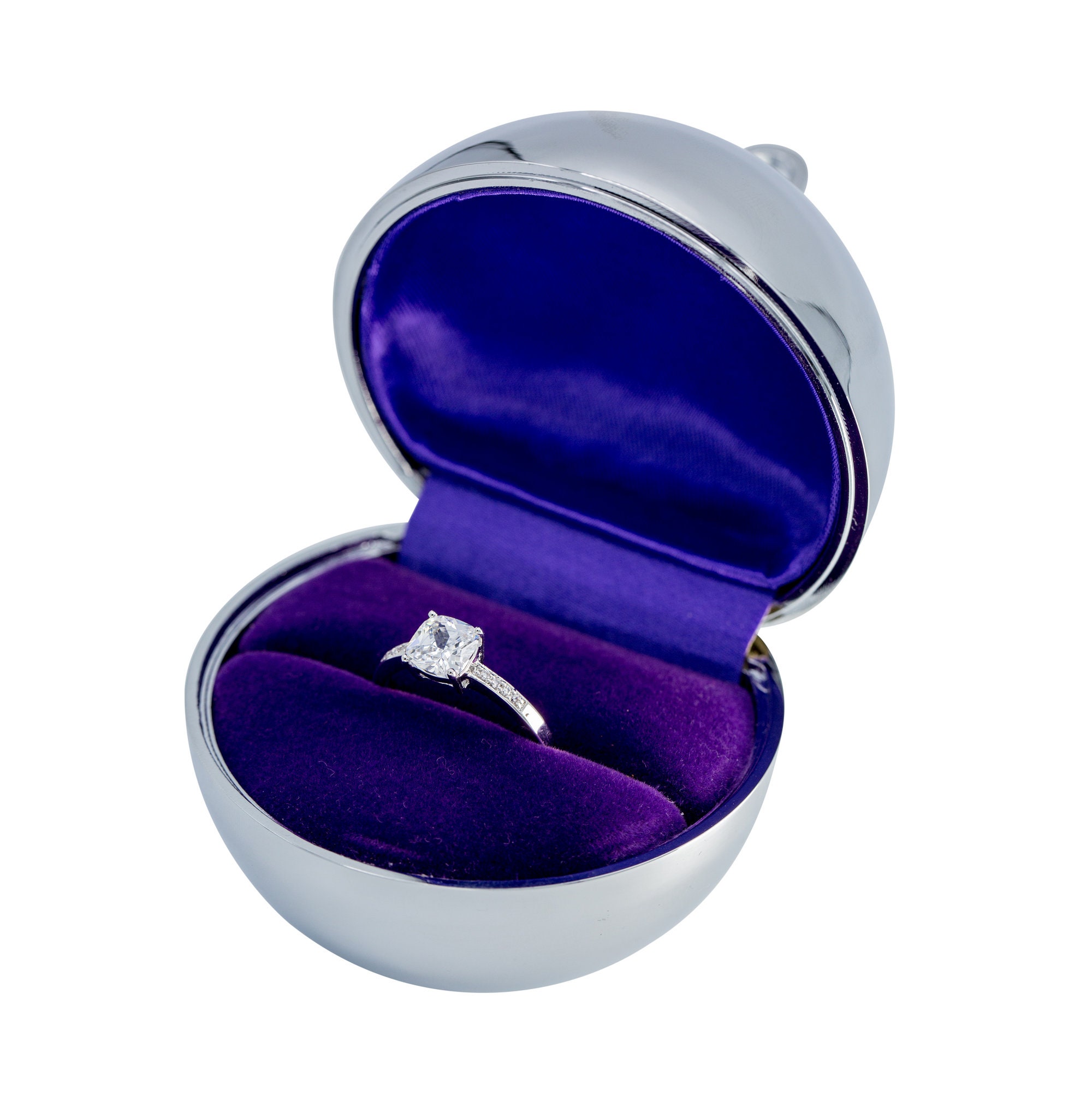 Baubicles' Christmas Bauble Ring Box (gift Box for Jewellery and Small ...