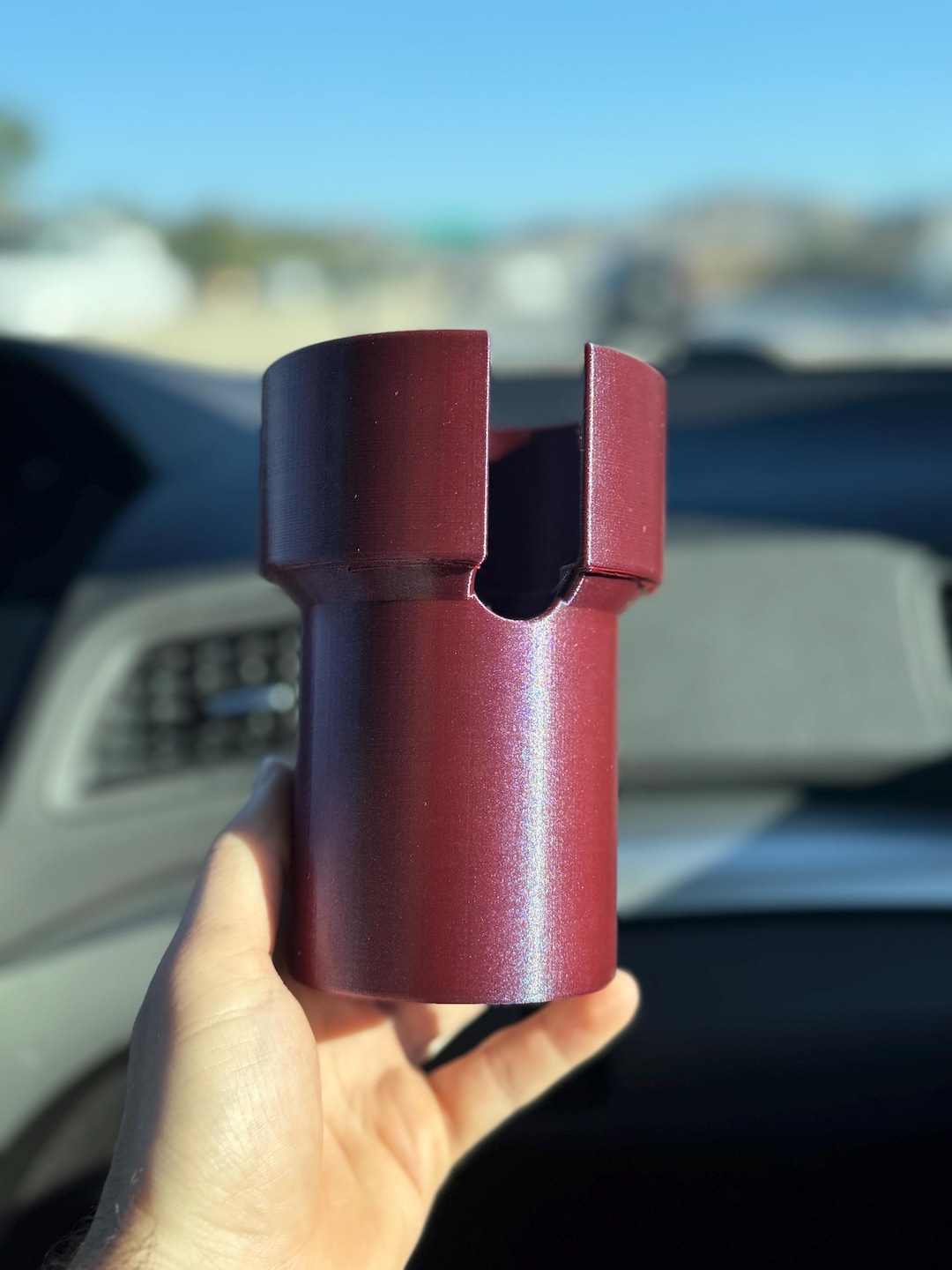 Tumbler Cupholder Adapter – 3D Printed Car Cup Holder Insert for Large ...
