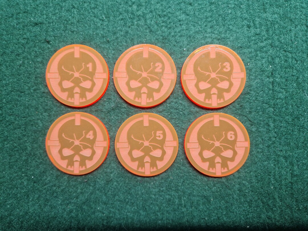 Warhammer 40k Objective Markers - Etsy