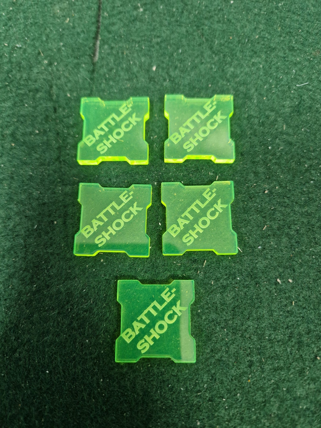 Battle-shock Tokens X5 green - Etsy