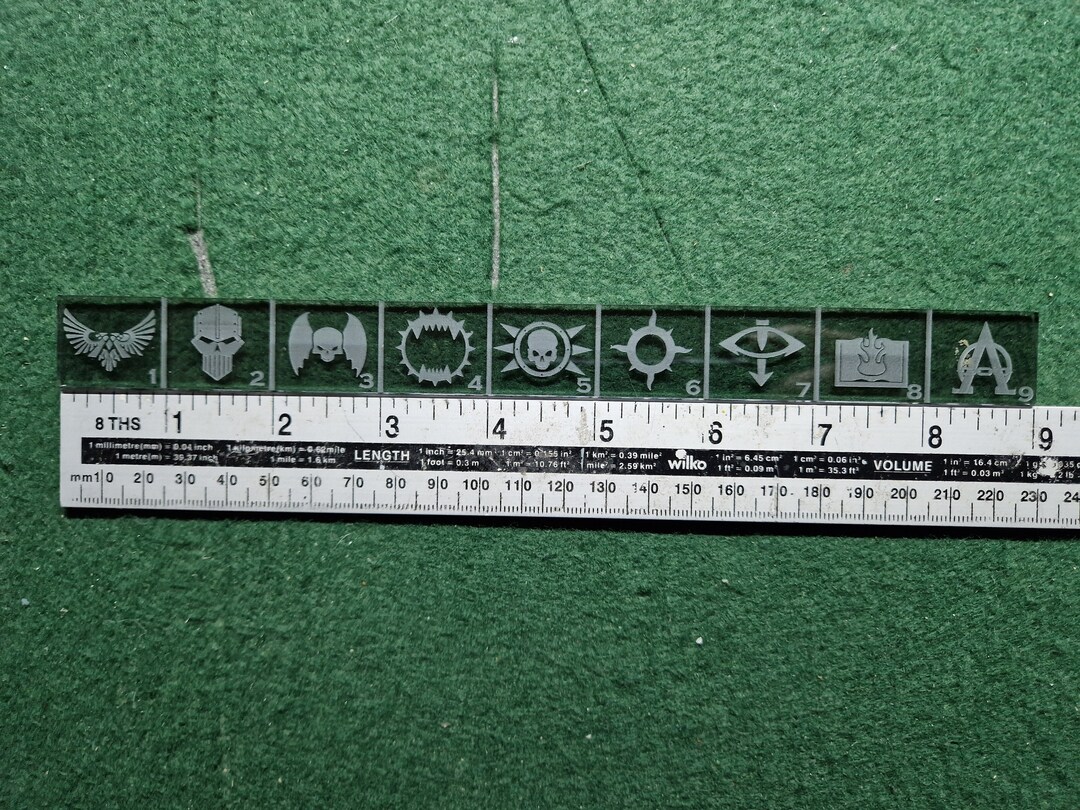 Legion Imperialis Traitor 9 Inch Ruler. - Etsy
