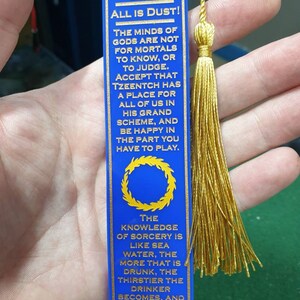 Thousand Sons Themed Bookmark - Etsy