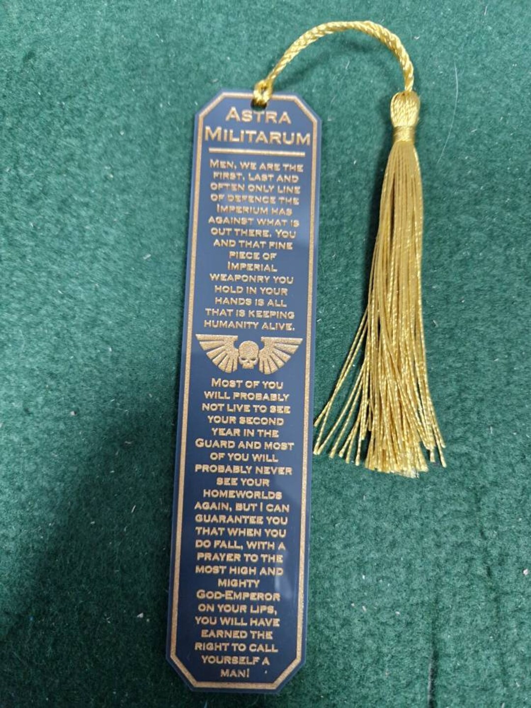 Astra Mil Themed Bookmark - Etsy