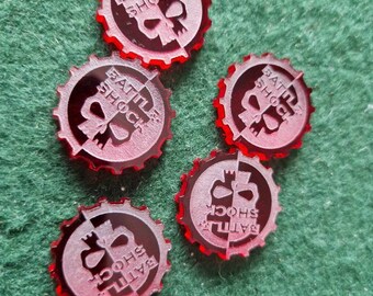 LITKO Target Tokens Red 10 - Etsy
