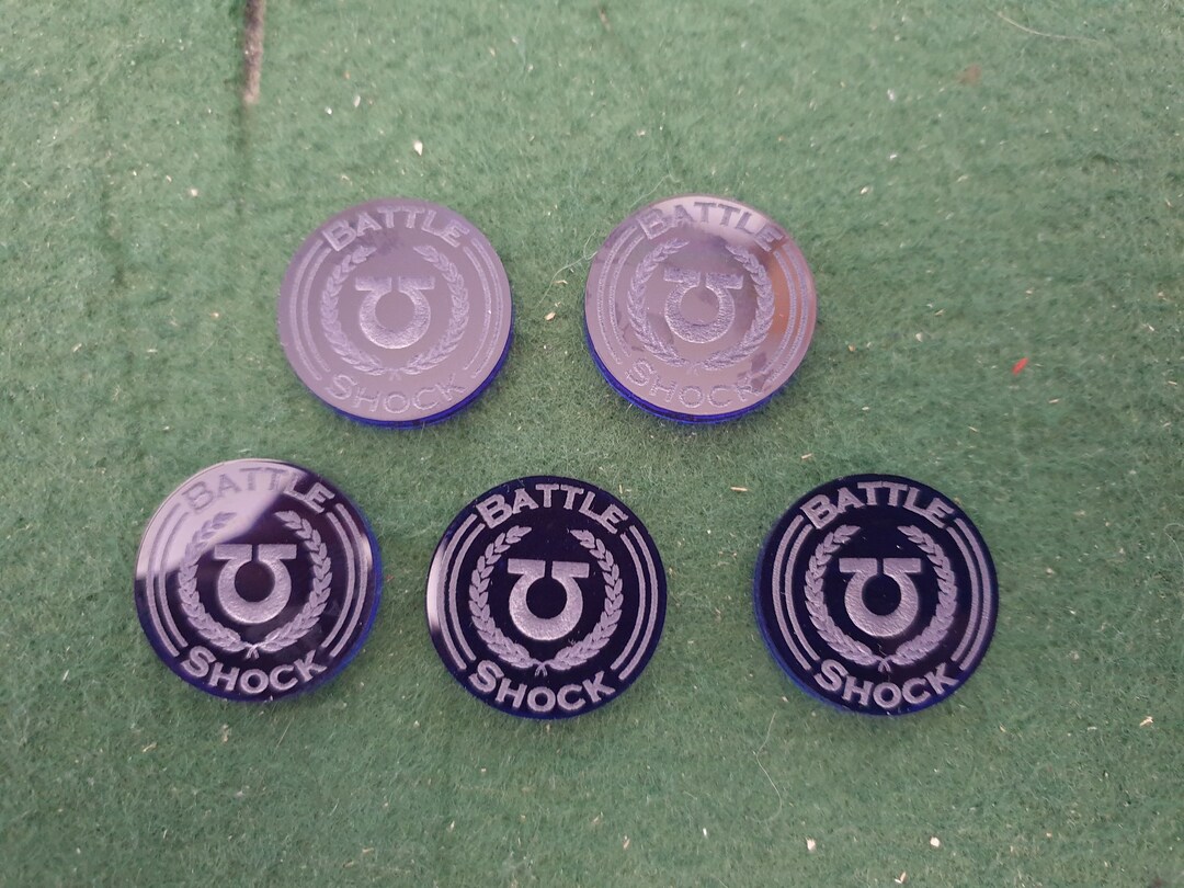 Ultramarines Battle-shock Tokens X5 - Etsy