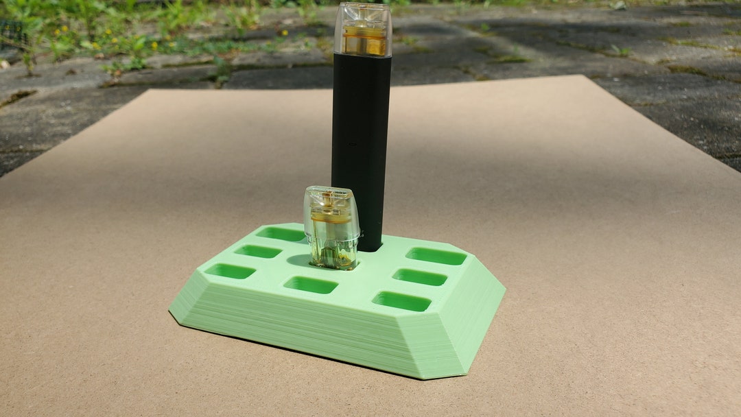 3d Printed Select Cliq 3 Battery 6 Pod Slots Vape Stand Display ...