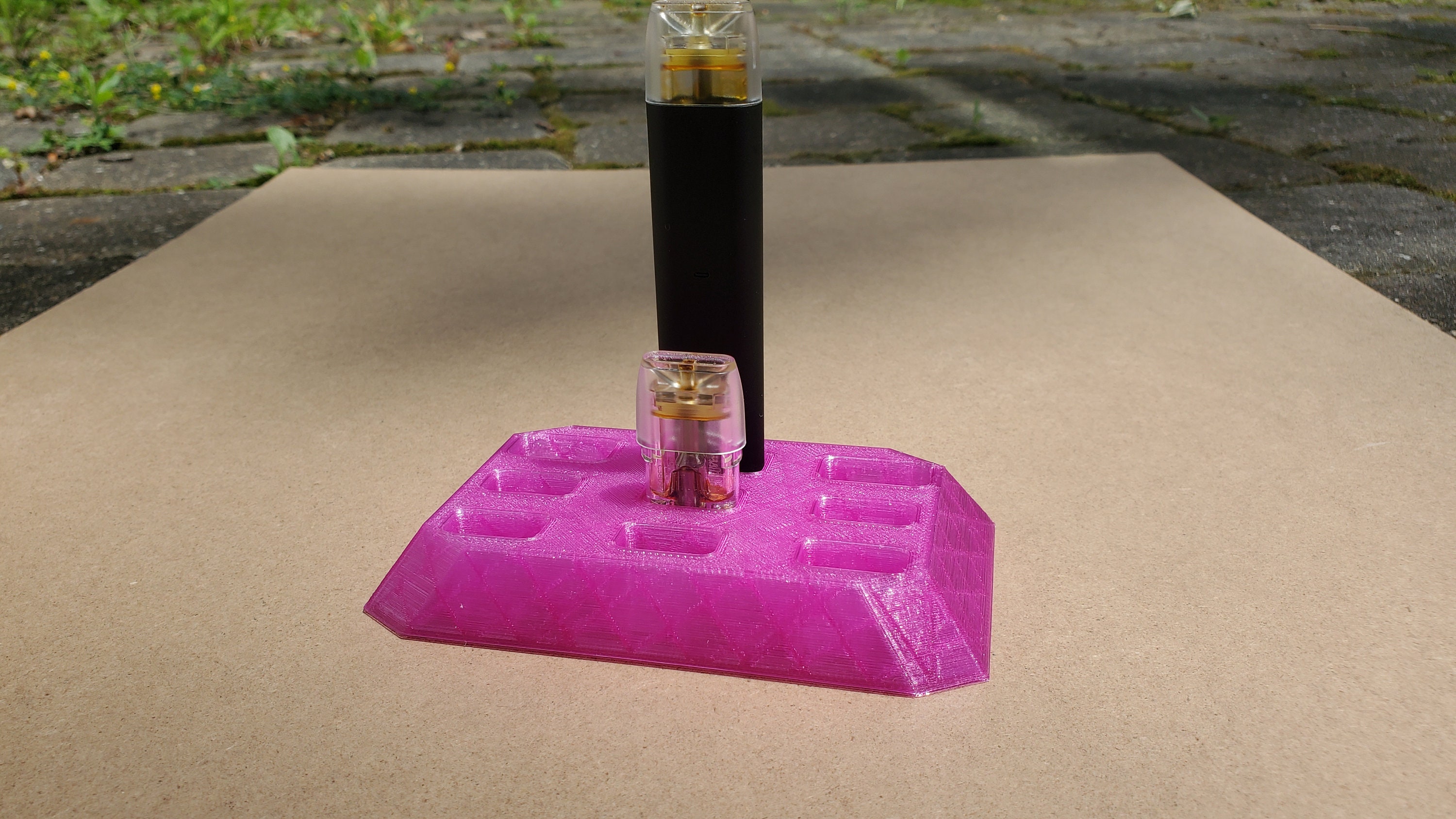 3d Printed Luster Pod 3 Battery 6 Pod Slots Vape Stand Display ...