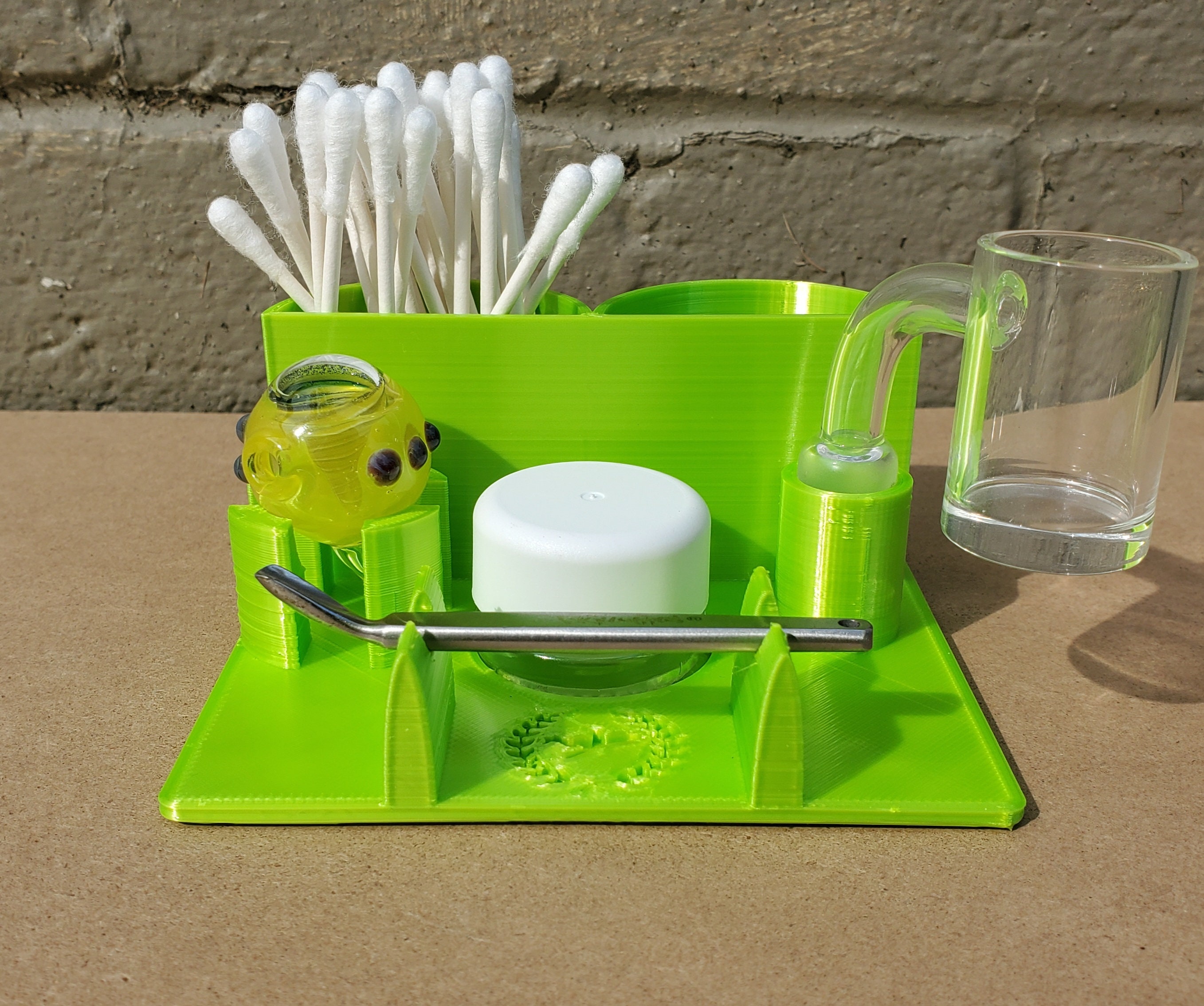 3d Printed Dabstation Dab Station Caddy Organizer 420 Art 710 Ohio - Etsy