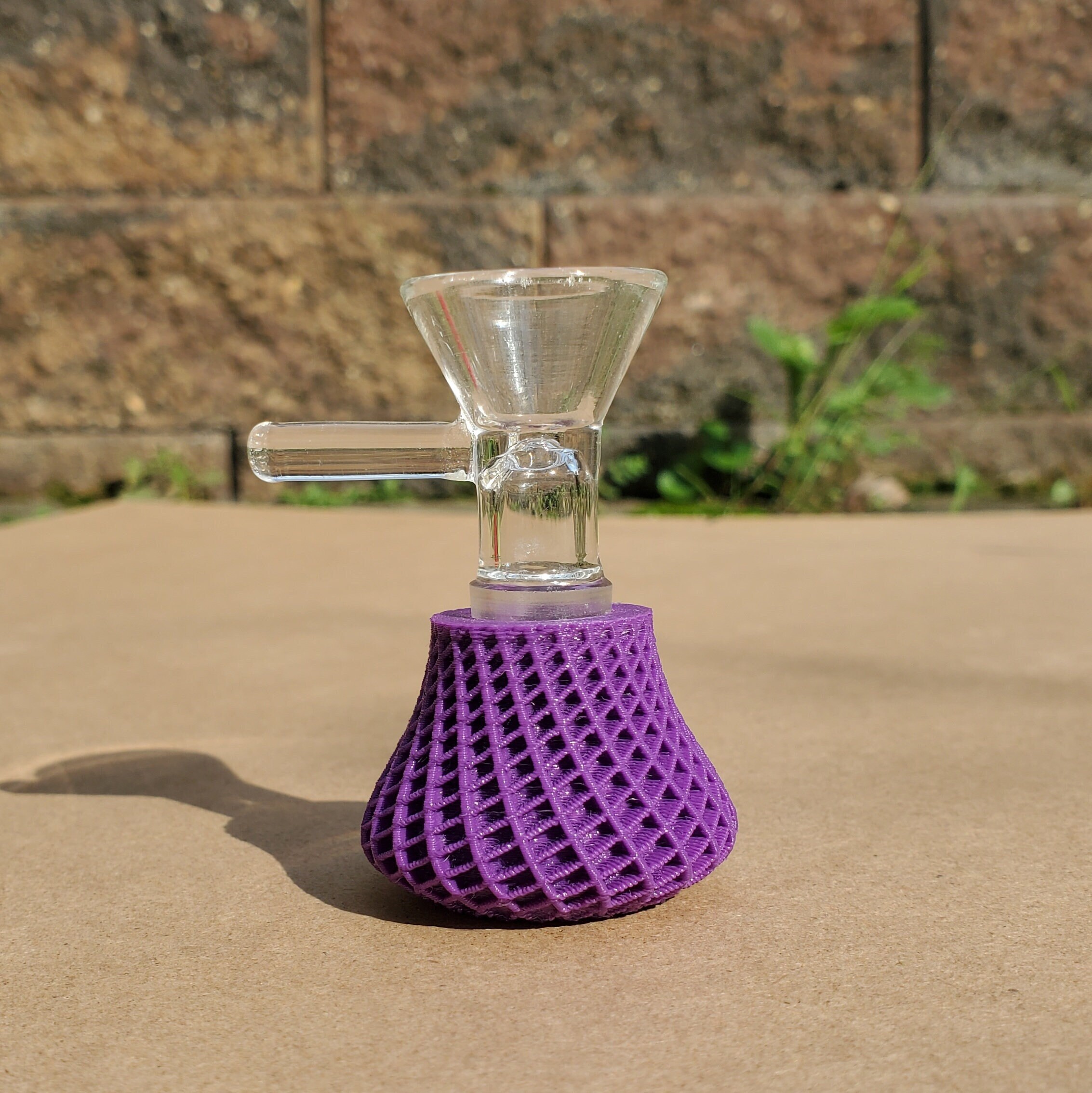 3d Printed Geometric Spiral 14mm Slide Banger Marble Stand Display ...