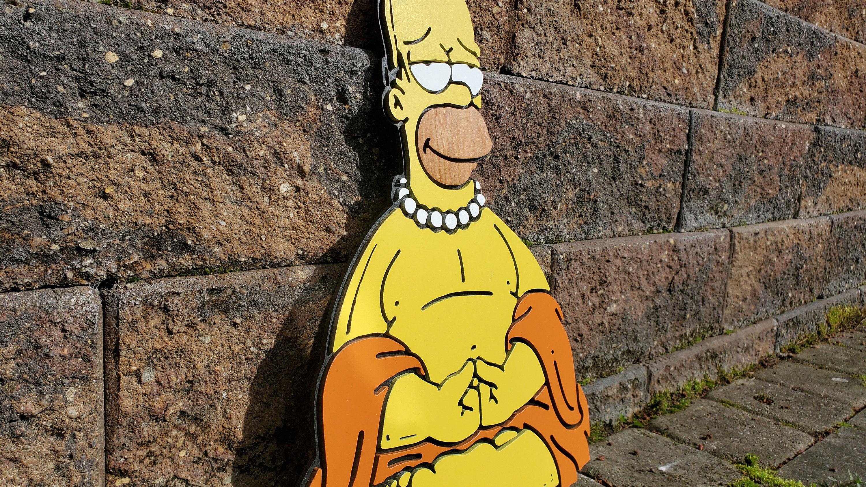 Homer Simpson Buddha the Simpsons Sign 3d Wood Sign Art - Etsy Canada