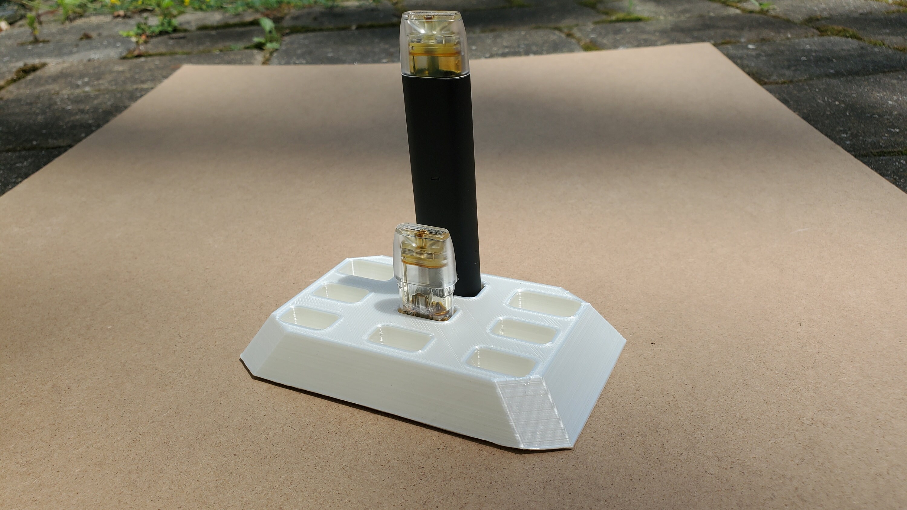 3d Printed Luster Pod 3 Battery 6 Pod Slots Vape Stand Display ...