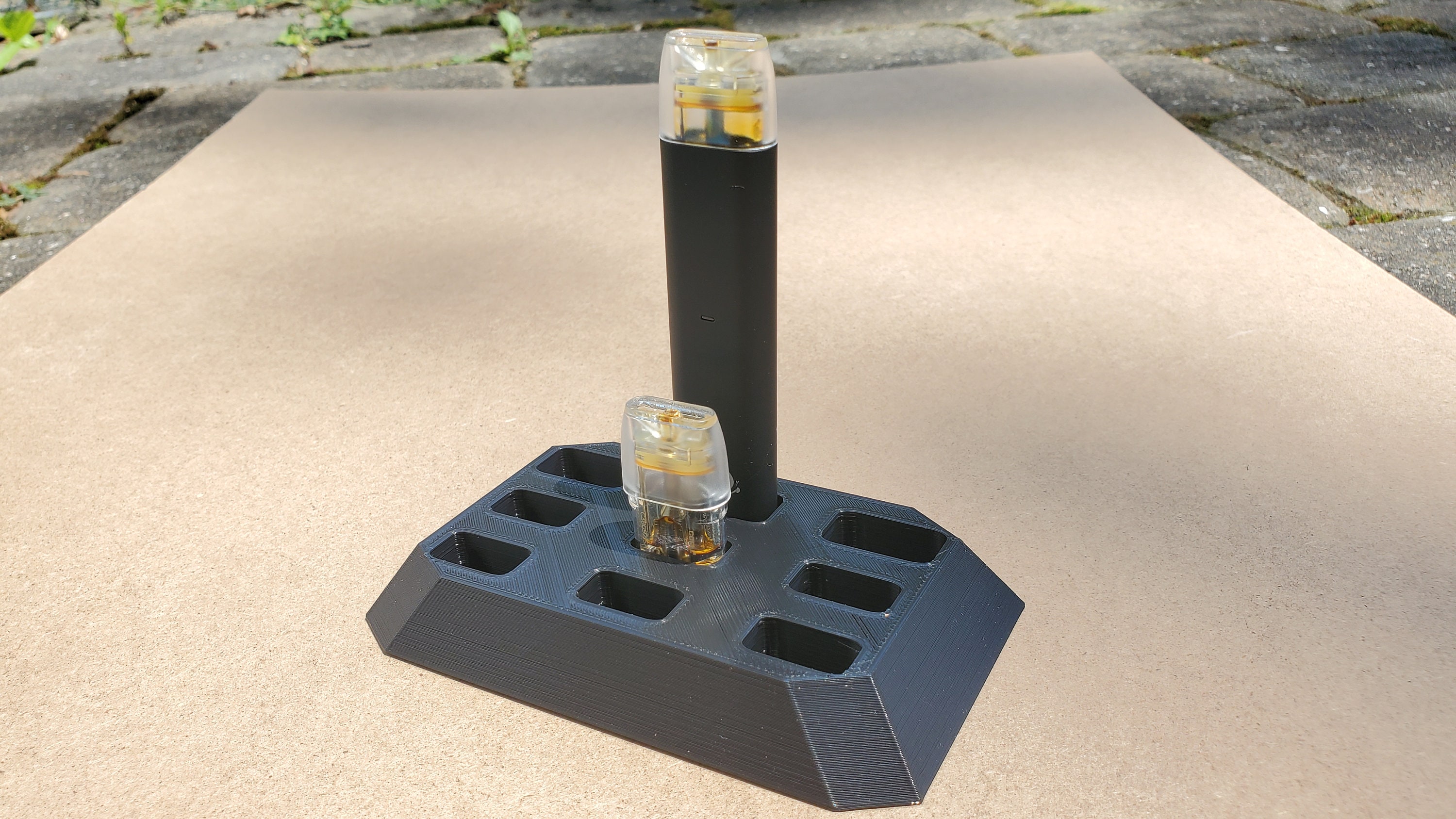 3d Printed Luster Pod 3 Battery 6 Pod Slots Vape Stand Display ...