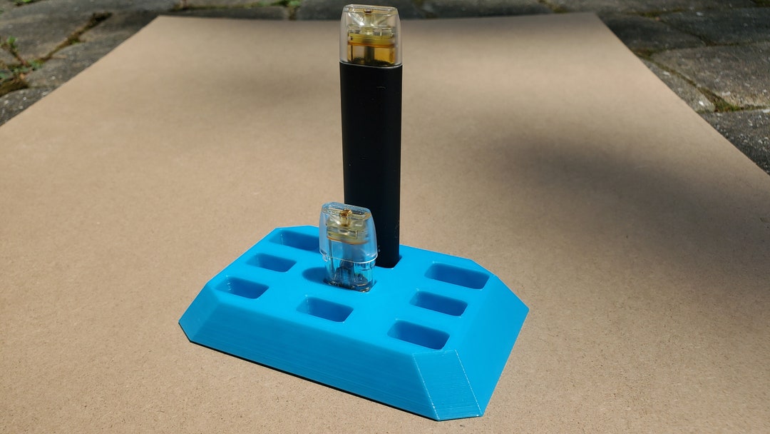 3d Printed Luster Pod 3 Battery 6 Pod Slots Vape Stand Display ...
