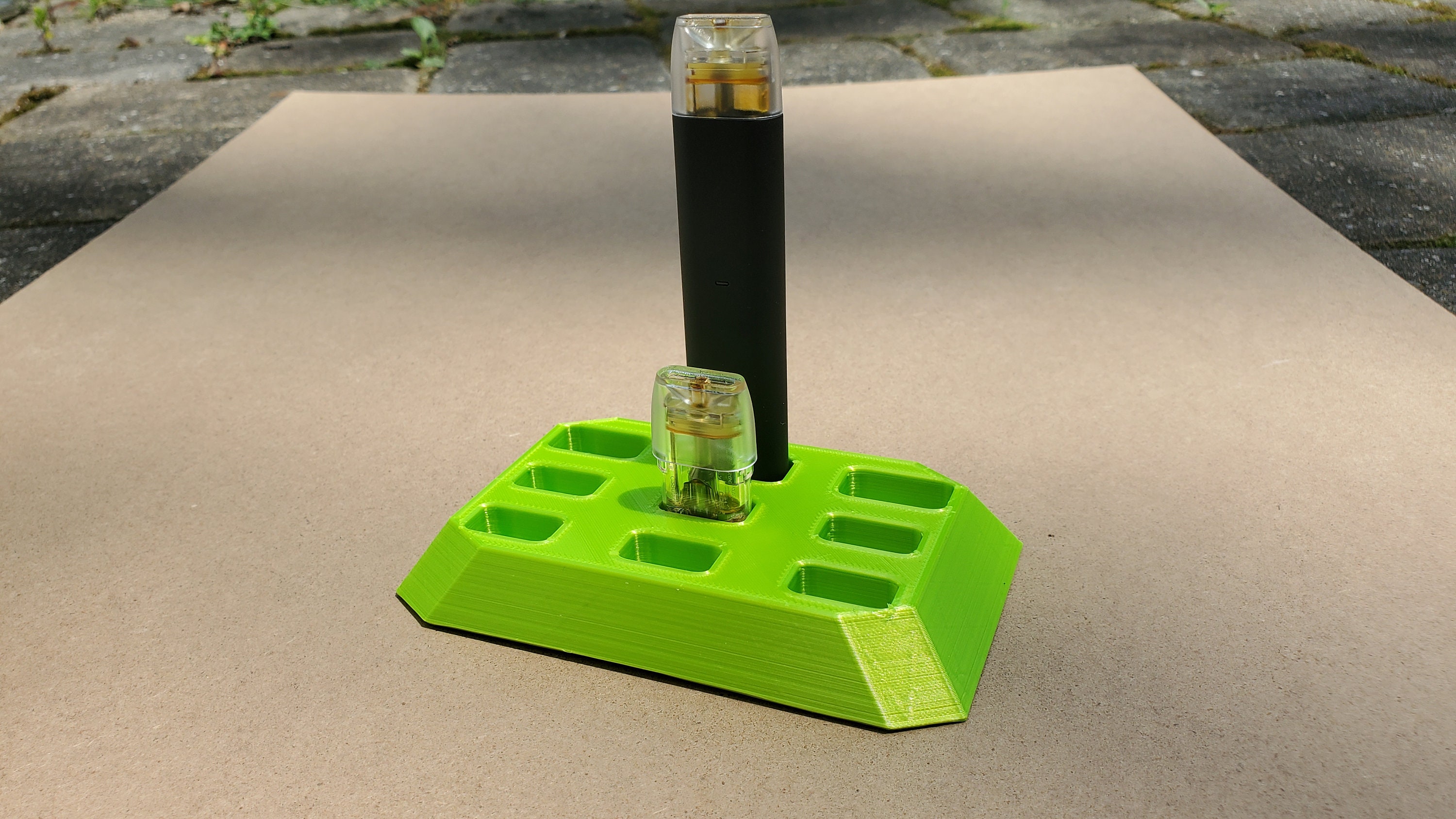 3d Printed Luster Pod 3 Battery 6 Pod Slots Vape Stand Display ...
