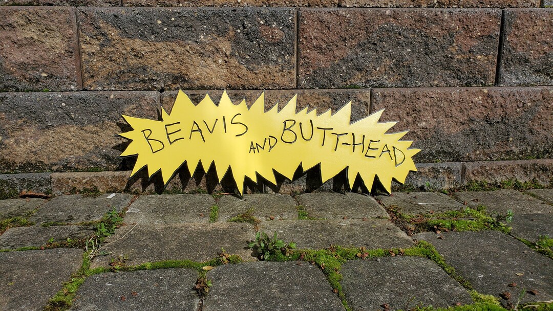 Beavis and Butthead Logo Mtv Sign 3d Wood Sign Art - Etsy Canada