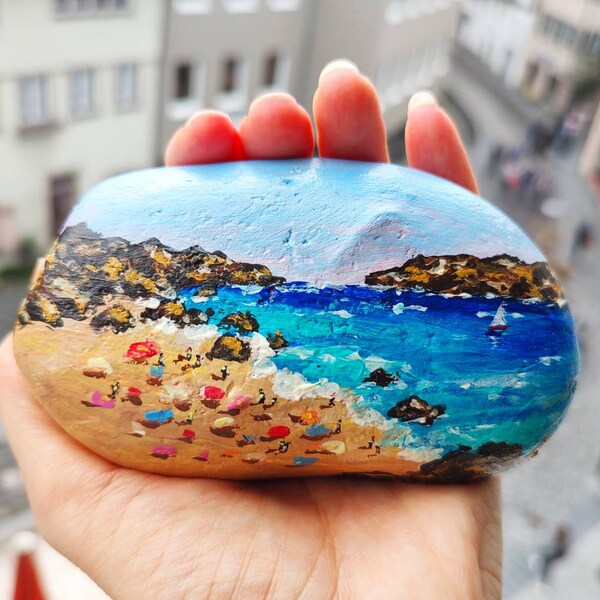 Painted rocks - Etsy.de