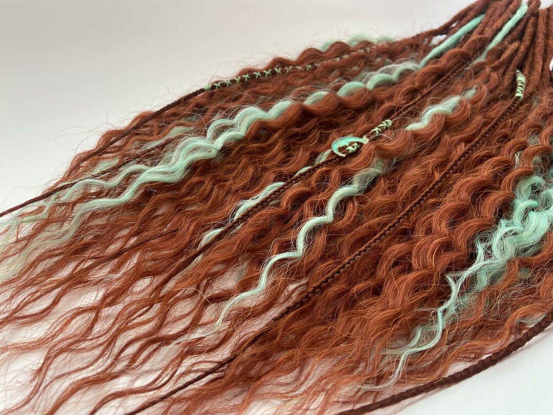 Curly De Dreads, Wavy Dreads, Synthetic Crochet Dreads Extensions ...