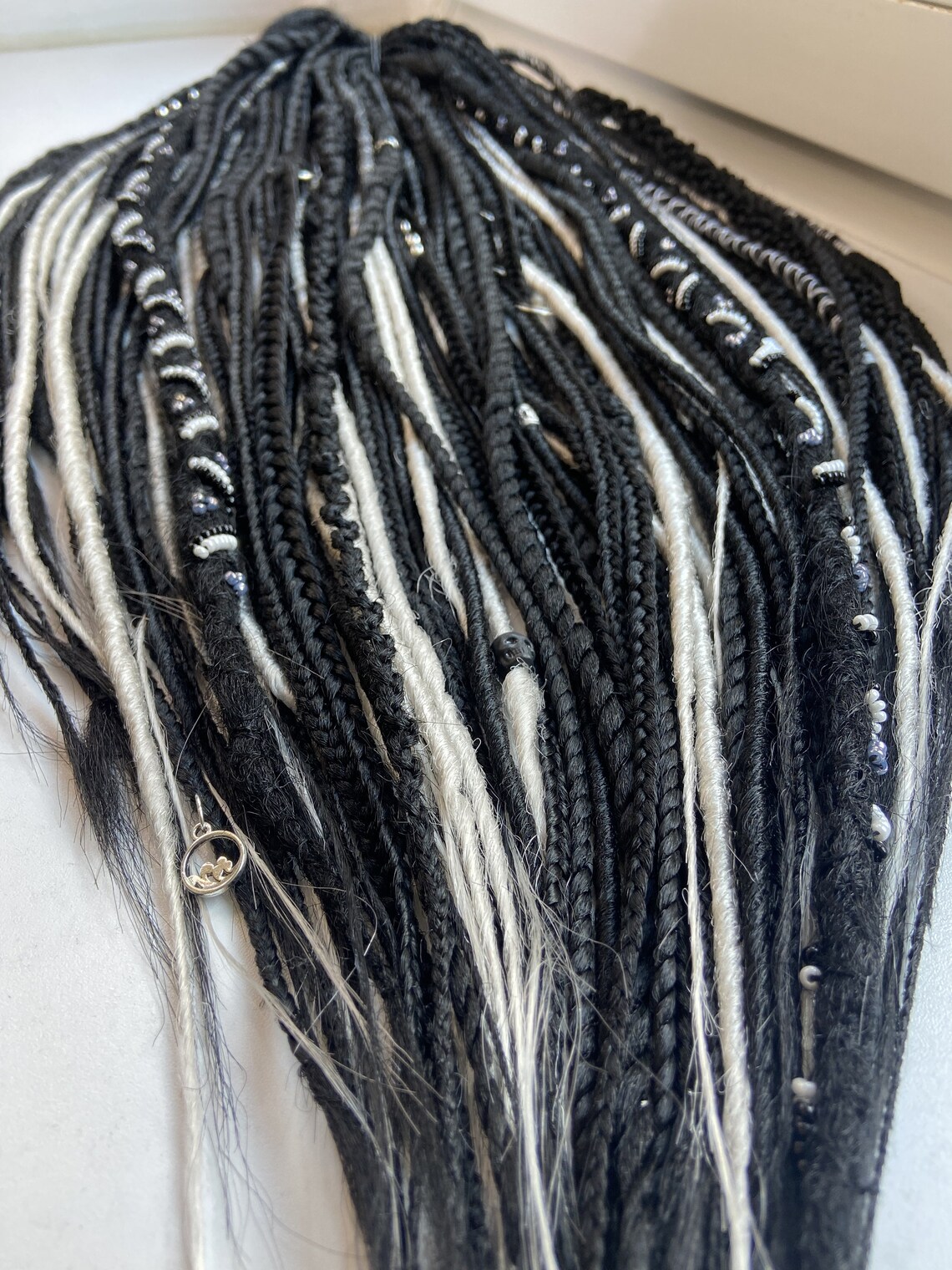 Gothic Style DE Dreads Black Dreadlocks Ombre Black and - Etsy